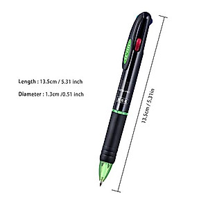 favide 20 Pack 0.7mm 4-in-1 Multicolor Ballpoint Pen，4-Color Retractable Ballpoint Pens for Office School Supplies Students Children Gift