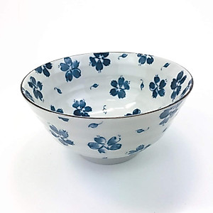 Japanese Mino Ware Chawan 5.0 inches Rice Bowls 5 patterns with Gift Box set, ceramic mino yaki