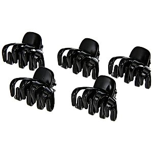 24 Pack Small Octopus Hair Clips 1.2 Inch Mini Claw Hair Clips for Girls and Women Jaw Clips Durable Strong Grip Lay Down Claw Clip
