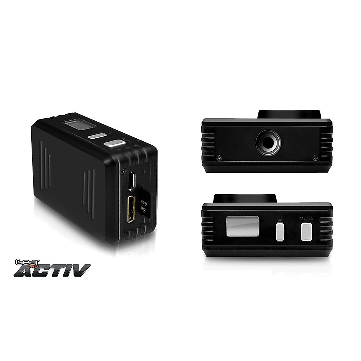 Gear Pro Sports Action Camera - HD 1080P Mini Camcorder w/ WiFi, 8 MP Cam, LCD Screen USB SD Card HDMI, Battery - Waterproof Case, USB Cable, Suction Cup Handlebar Helmet Mount - Pyle GDV288BL (Blue)