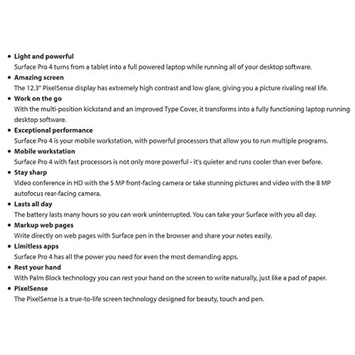 Microsoft Surface Pro 4 (Intel Core i7, 16GB RAM, 1TB) with Windows 10 Anniversary