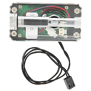 PC Water Cooling Thermometer, Smart LCD Speed Temperature Detect, PC G1/4 Thread Water Cooling System Temperature Meter for Computer Laptop