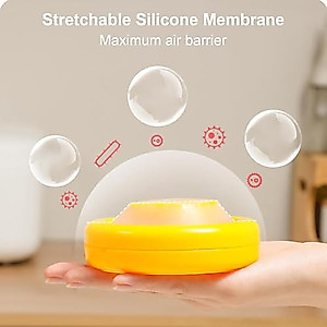 Fruit Keeper For Fridge - Silicone Food Storage Containers | Avocado Saver Container | Fruits Preservation With Sealing Lid | Reusable Food Holder | Fruit Storage Containers For Fridge | Onion Saver