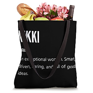 Nikki Gifts, Noun, An Exceptional Woman Tote Bag