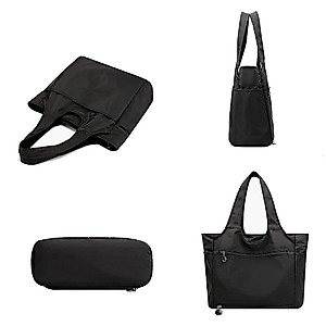 MINTEGRA Nylon Large Tote for Women Waterproof Shoulder Handbag Fashion Work Bag Functional Clinical Bag