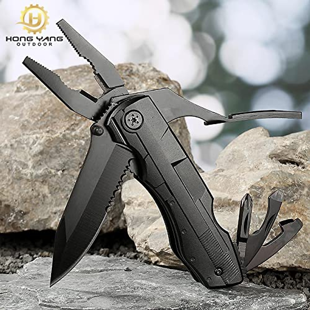 AAZZIE Multifunctional Knife Pliers Portable Multi-Purpose Folding Pliers Combination Swiss Army Knife Knife Knife Outdoor Tool Pliers Set