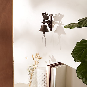 Pig With Wings Cast Iron Bell, 6.69x3.82x7.87"