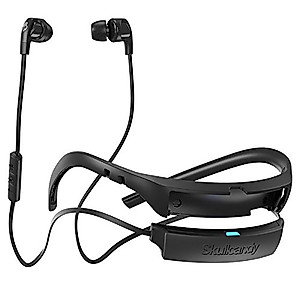 Skullcandy Smokin' Buds 2 In-Ear Bluetooth Wireless Earbuds with Microphone, Black (Renewed)