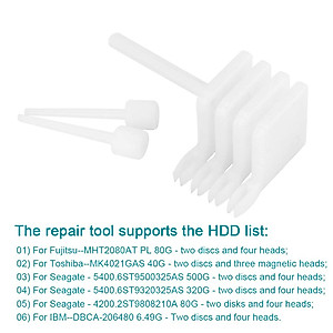 ASHATA 104# Hard Drive Head Replacement Comb,Replacement Hard Drive Head Comb HDD Head Comb Tool Practical Repair Tool Tool for 3.5 Inch HDD 7200.11 ST31000340AS ST31500341AS