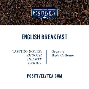 Organic Positively Tea Company, English Breakfast Black Tea, K-Cup Compatible, 24 Pods