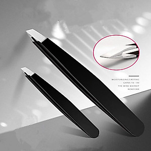 Eyebrows Tweezers Set Eyelash Extensions Tweezers Multi-purpose Professional Stainless Steel Tweezers,Great Precision for Facial Hair,Splinter and Ingrown Hair Removal Blackhead and Tick Remover,DIY