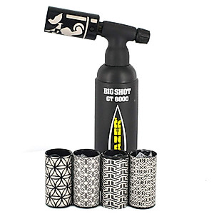 Custom Engraved Black Turbo Guard Cover for Big Shot and Big Buddy Blazer Torch