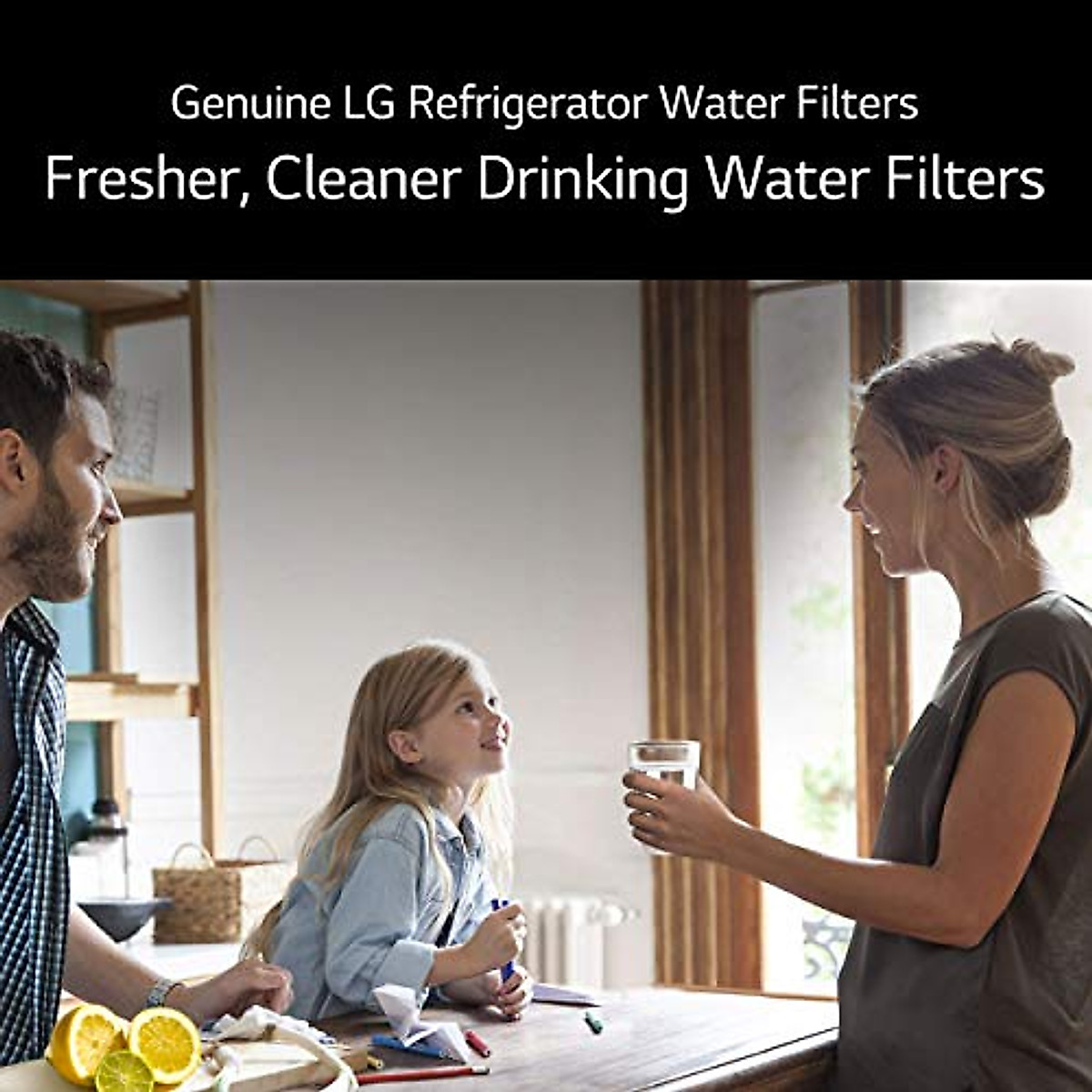 LG LT800P- 6 Month / 200 Gallon Capacity Replacement Refrigerator Water Filter (NSF42 and NSF53) ADQ73613401, ADQ73613408, or ADQ75795104 , White