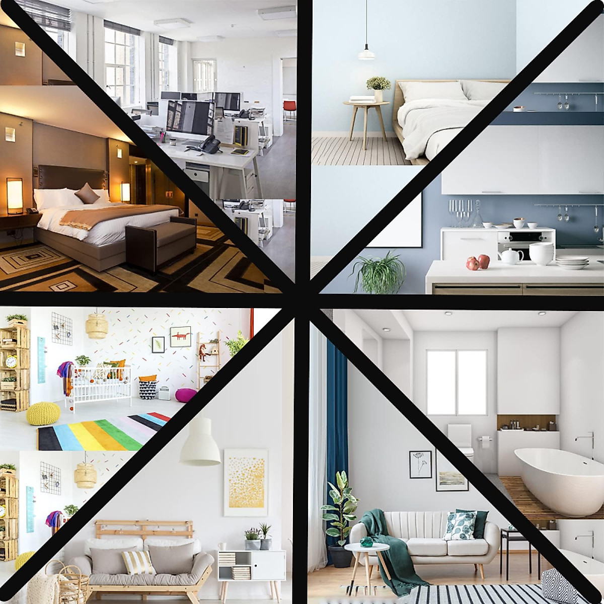 Qasrhibao Nissan Skyline Supra NSX JDM Racing Car Canvas Wall Art Print Home Decor HD Print Poster Room Decor Paintings 5 Panel Pictures Framed Ready to Hang