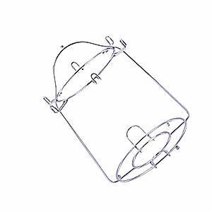 UPKOCH Metal Coffee Mug Cup Holder Hook Organizer Stand Kitchen Plate Utensil Drying Display Rack for Cafe Shop Cabinet Counter Desk