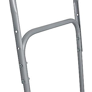 CASL Brands Snow Shovel with Wheels for Driveway - 6-Inch Polypropylene Wheels and Adjustable Aluminum Handle - 26-Inch Blade