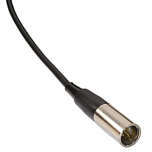 CablesOnline 6-inches Mini-XLR 3-Pin Male to Mini-XLR 3-Pin Female Pro Microphone Cable, XM-000