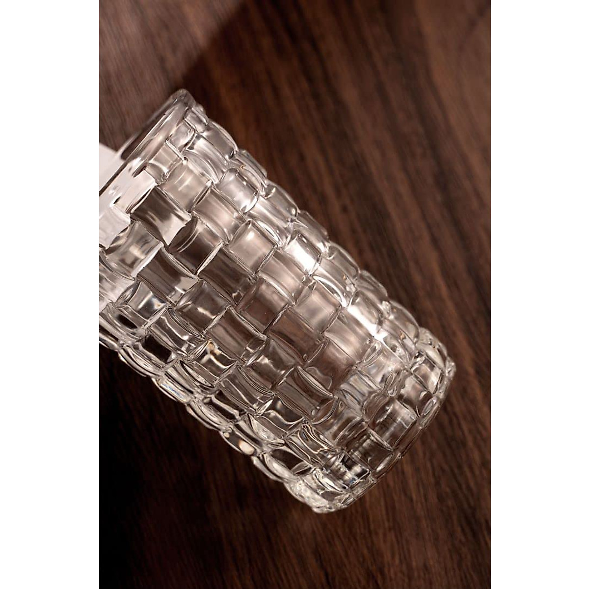 NiLor Clear Water Glasses Drinking Glasses 12 Ounce, Whiskey Glasses set of 6 Wine Glasses Highball, Good for Party Wedding