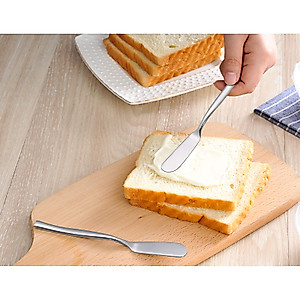 Xowine Stainless Steel Butter Knife Set of 12, Spreader Knives