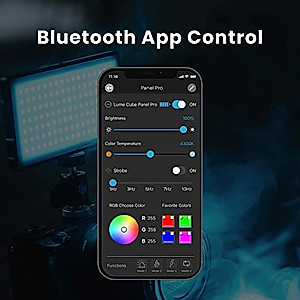 Lume Cube RGB Panel Pro, 60 Inch Light Stand, & Accessories | Full Color RGB Light for Professional DSLR Cameras | Adjustable Color Camera Lighting, Tripod from 14 to 60 Inches, 1/4" 20 Mount