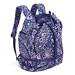 Vera Bradley Women's Recycled Lighten Up Reactive Sport Gym Bag, Belle Paisley, One Size