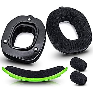 A50 GEN 3 Mod Kit Velour Ear Pads Replacement for Astro A50 GEN 3 Headset - Notice: EARPADS Need to BE Removed When Using The Headphone Base (Not Compatible with A50 Gen 4)