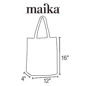 Maika Market Tote, Nochi, Grey