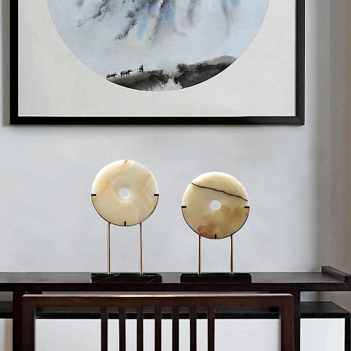 ORGJWD Yubi Decorative Ornaments Desk Desk Bookcase Sales Office Soft Furnishings