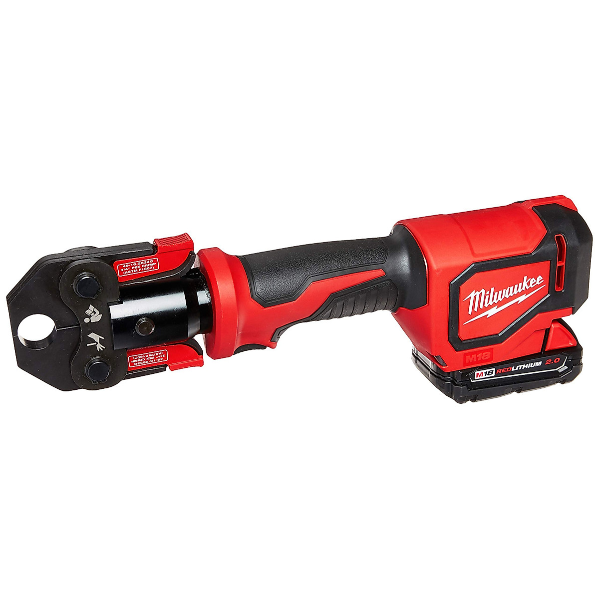 Milwaukee 2674-22C Short Throw Press Tool Kit w/ PEX Crimp Jaws (Renewed)