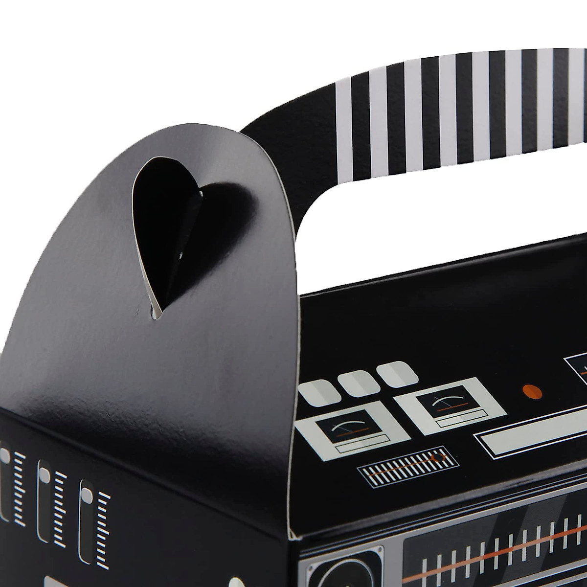 80s Party Favors Boxes – 24-Pcs 80s 90s Party Favor Boxes – Durable and Thick Cardstock Paper – Boom Box Retro Bulk Party Favor Boxes – Favor Box Set for Bachelorette Parties, Bridal Shower, Party