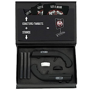 Cap Guns Bottle Opener - Shooter Opens The Cap & Fires It Over 16 Feet - Birthday Gift Idea - Gun Gifts For Funny Bottle Opener (Opener)