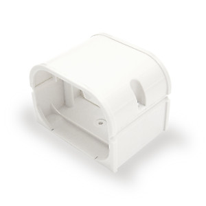 Jeacent 7.5'L AC Line Set Cover Kit 3"W Tubing for Mini Split, Central Air Conditioner, Heat Pump