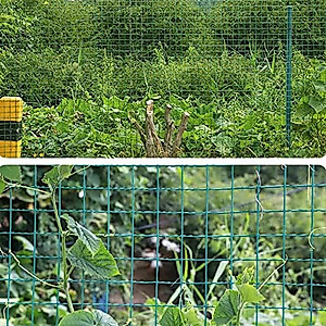 MZEER Wire Mesh Fence, 6cm Mesh Size 2.3Mm / 2.5Mm / 3.0Mm, Fixed with Ties, for Poultry, Small Animals, Bird Protection, Yard Fencing, Etc (Color : 1.2mx30m, Size : 2.3m)