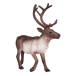 MOJO Reindeer Realistic International Wildlife Toy Replica Hand Painted Figurine Brown