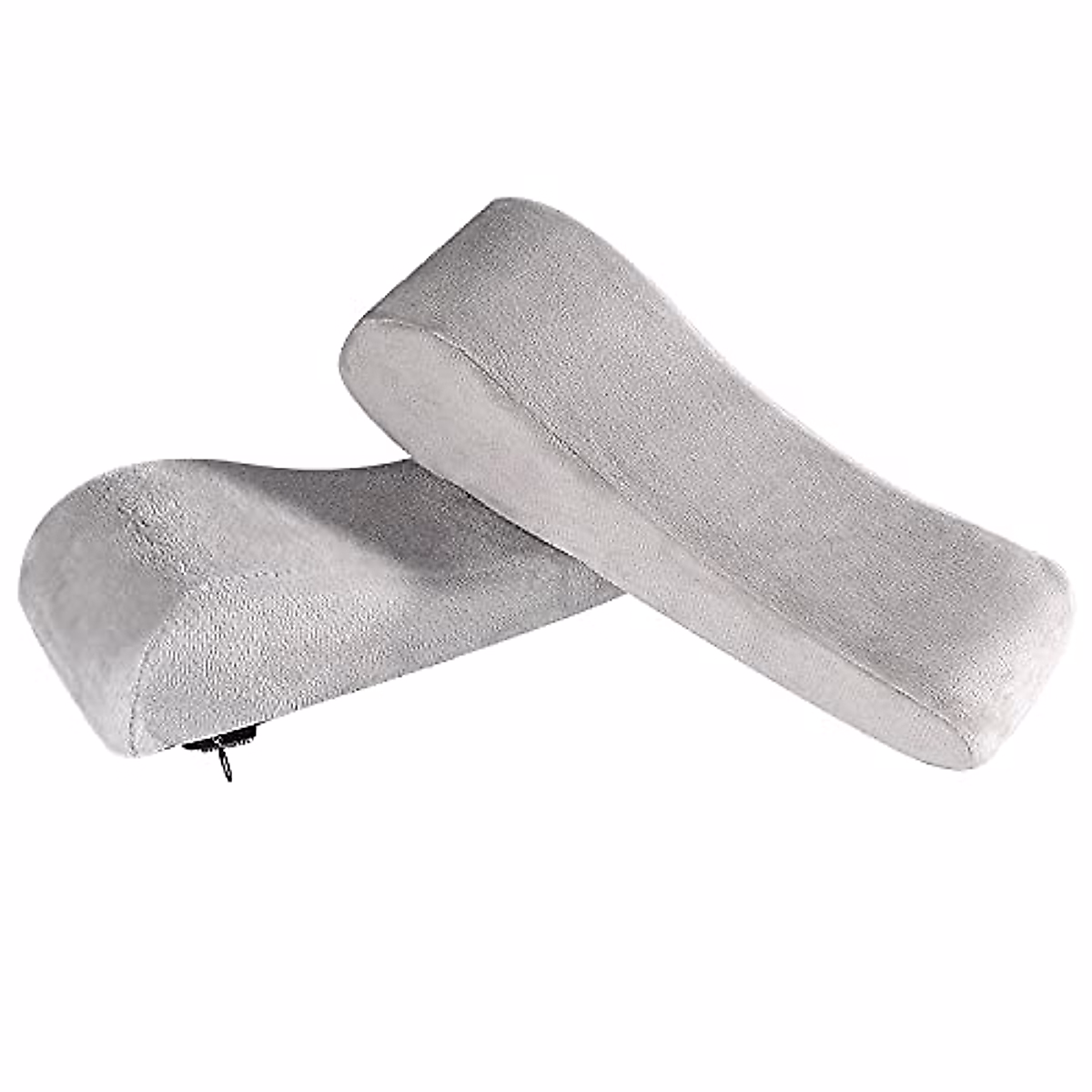 Payanwin Chair Ergonomic armrest Cushions Elbow Pillow Pressure Relief Office Chair Gaming Chair armrest with Memory Foam armrest Pads 2-Piece Set of Chair （Gray）