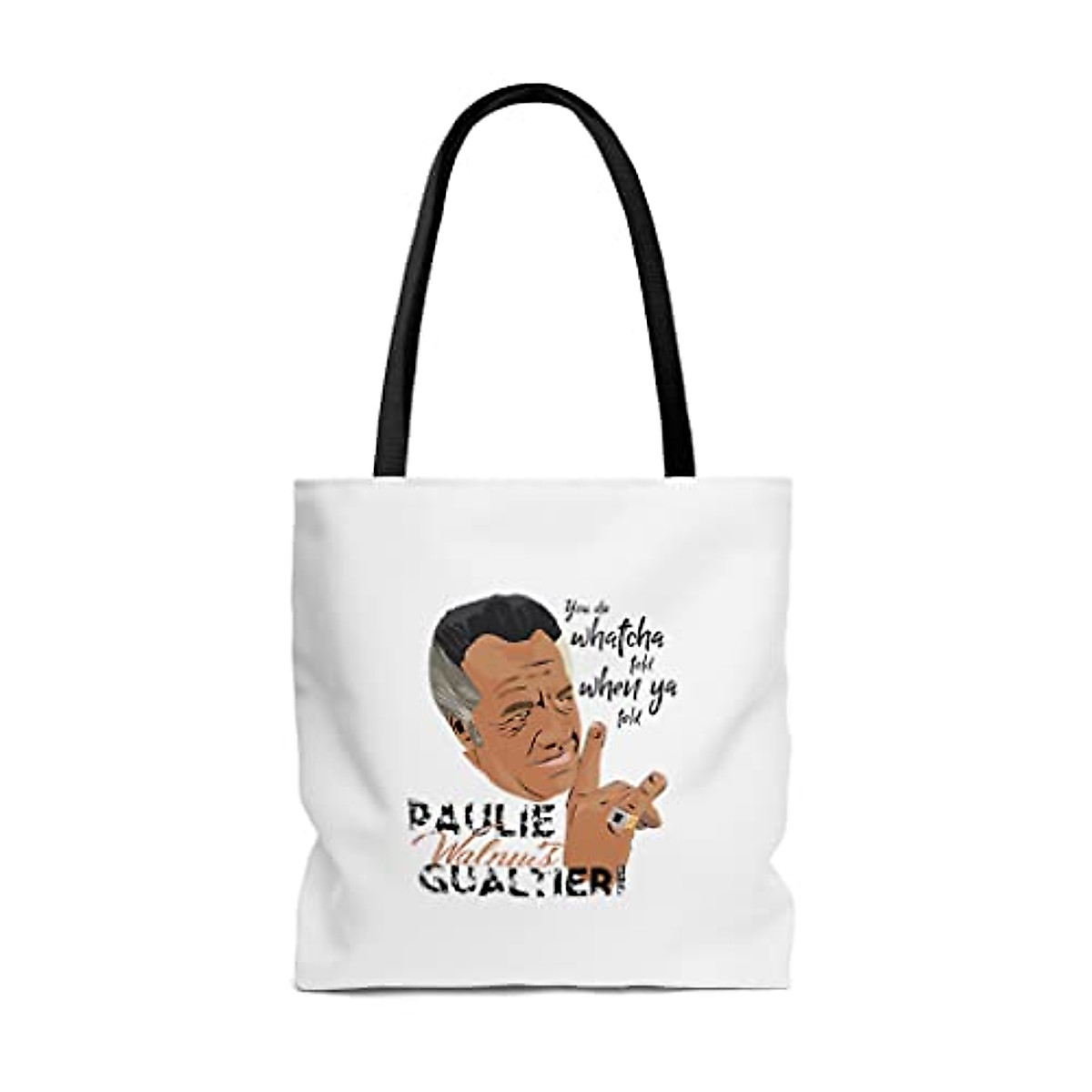 Sopranos Aesthetic Paulie Tote Bag for Women and Men Bag Shopping Bags School Shoulder Bag Reusable Grocery Bags For Adults