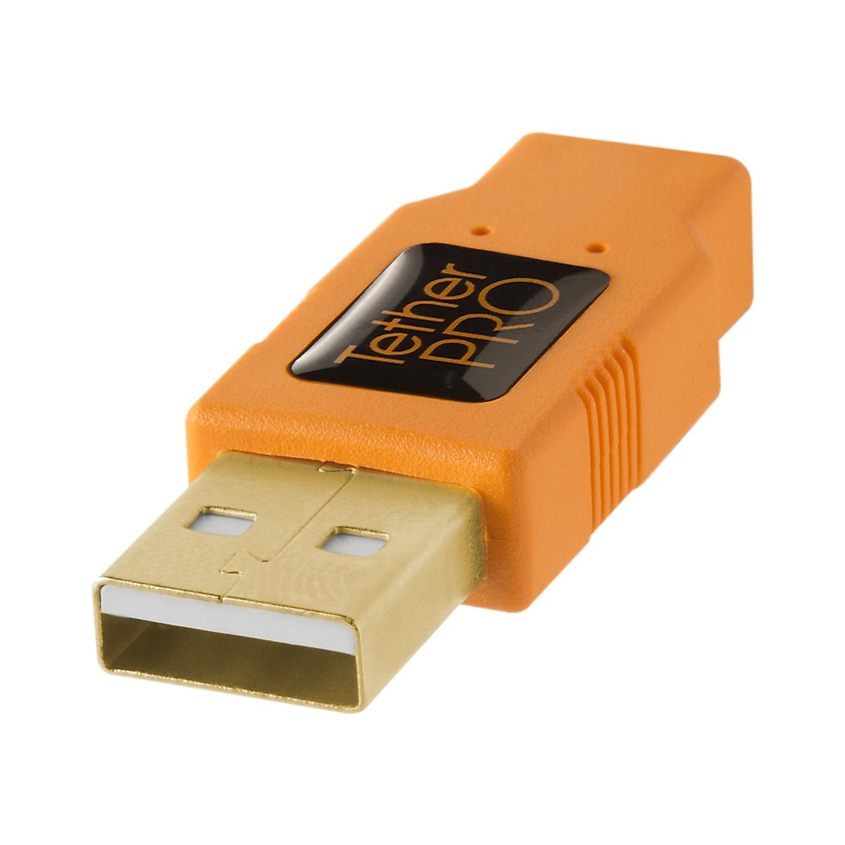 Tether Tools TetherPro USB 2.0 to USB Micro-B 5-Pin Cable | for Fast Transfer Between Camera and Computer | High Visibility Orange | 15 Feet (4.6 m)