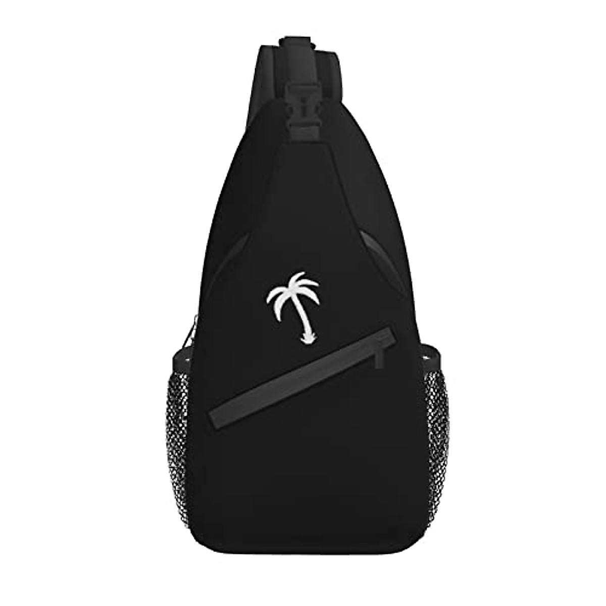 Palm Tree Slanted Sling Bag Crossbody Daypack Travel Hiking Mini Fashion Shoulder Backpack for Men Women Kids