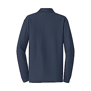 Port Authority Port Authority Long Sleeve Core Classic Polo L River Blue Nvy