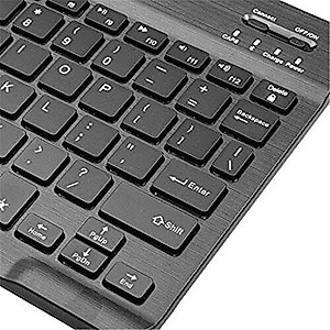 BoxWave Keyboard Compatible with Acer ConceptD 7 Ezel CC715-71-7163 (15.6 in) - SlimKeys Bluetooth Keyboard - with Backlight, Portable Keyboard w/Convenient Back Light - Jet Black