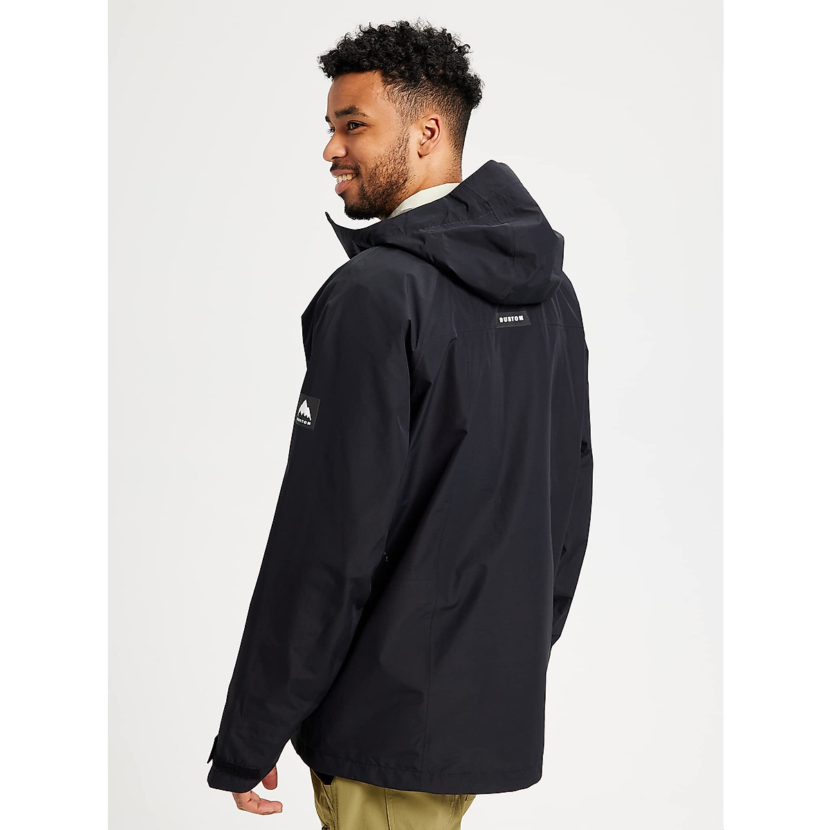 Burton Men's Standard Veridry Gore-TEX Rain Jacket, True Black, Large