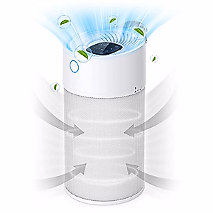 Air Purifiers for Home Large Room, H13 True HEPA Filter Air Cleaner with Timer Sleep Mode 4 Speeds, Remove 99.97% Dust Smoke Pollen Hair, Quiet Odor Eliminator for Bedroom Office Living Room Kitchen