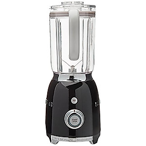 Smeg BLF01BLUS 50's Retro Style Aesthetic Blender (600 W Motor), Black