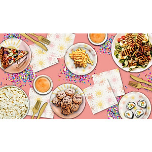 Little Ray of Sunshine Baby Shower Party Supplies Kit For 24