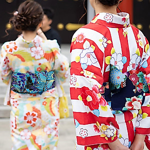 Ganeen 100 Pcs Cotton Fabric Patchwork Quilting Strips 2.56 Inch Precut Patchwork Roll Japanese Style Cotton Fabric Quilting Fabric Strips Craft for DIY Craft Sewing (Aesthetic)