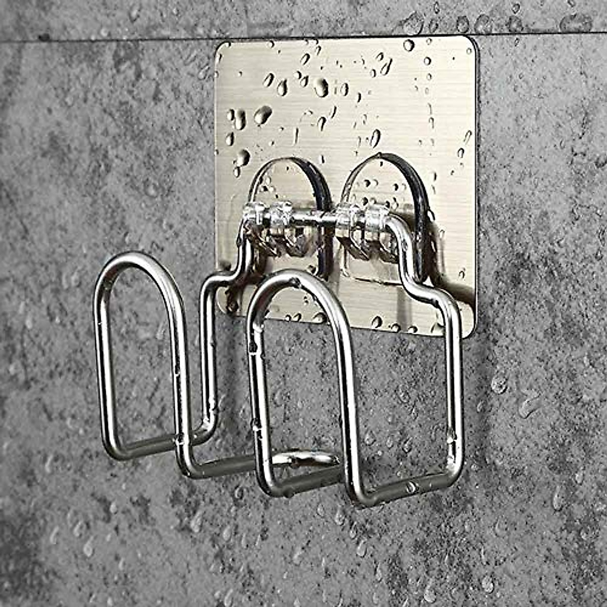 XJJZS Wall-mounted Stainless Steel Drying Pan Pot Rack Cover Lid Rest Stand Spoon Holder Kitchen Tool