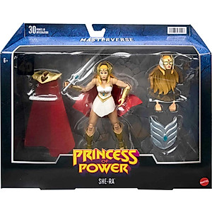 Masters of the Universe Masterverse She-Ra Deluxe Action Figure with Accessories, 7-inch MOTU Collectible Gift