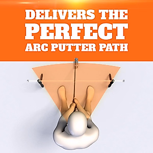Frogger Golf Arc Angel Putting Training Aid - Helps Correct and Finds Your Proper Putting Stroke using a Pendulum Swing Plane