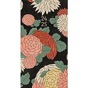 Willow Creek Press Floral Punch 2-Year January 2024 - December 2025 Monthly Pocket Planner (3.5" x 6.5")