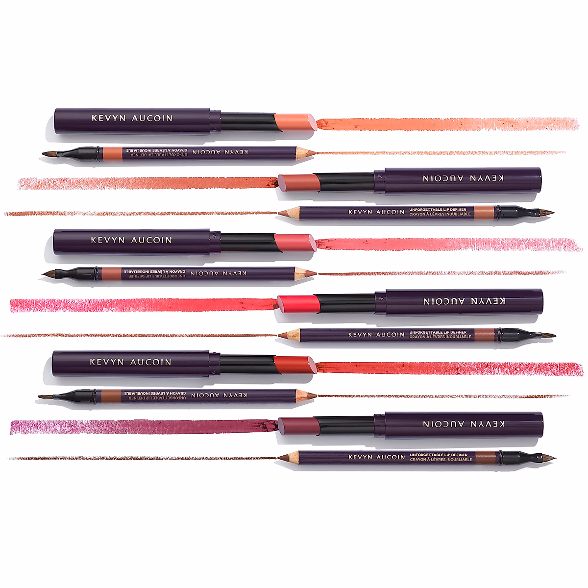 Kevyn Aucoin Unforgettable Lip Definer, Minimal: Long-wearing makeup lip definer. Water-resistant, defined tip accentuates lips. Blend-able. Dual-ended pencil and brush. All skin tones and types.